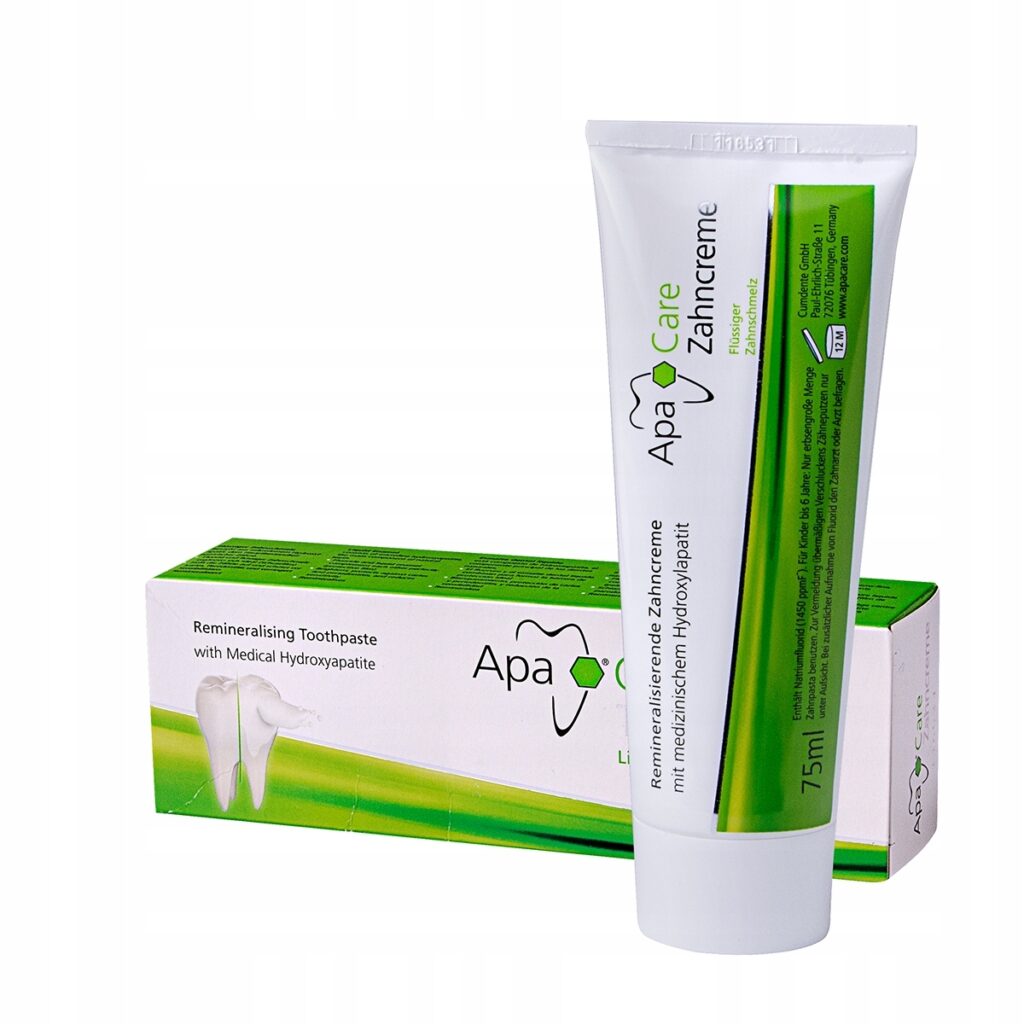 ApaCare reminalizējoša zobu pasta 75ml - Tavamsmaidam.lv